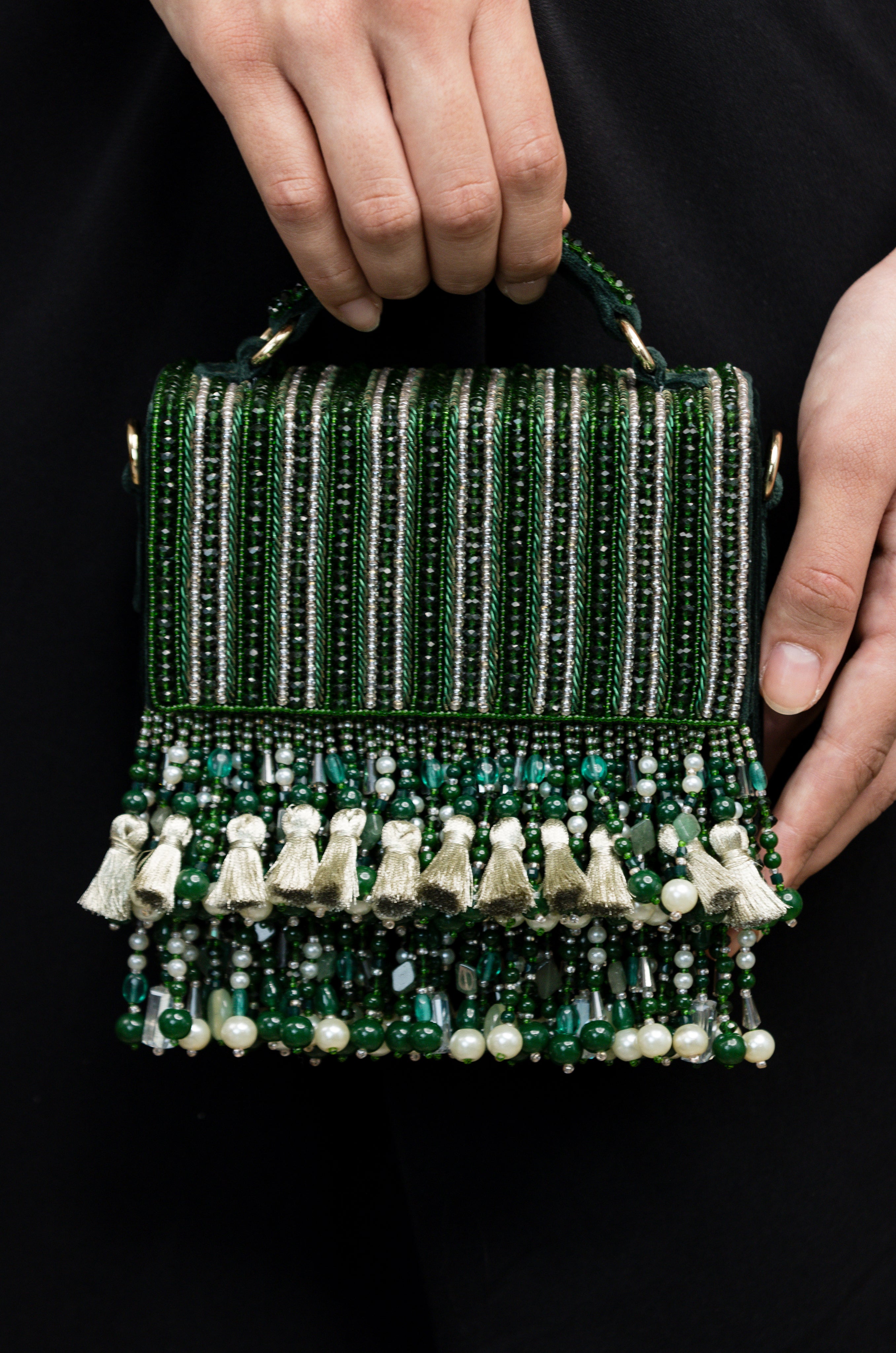 NAZ BOX BAG 2.0 (EMERALD) – The Right Sided